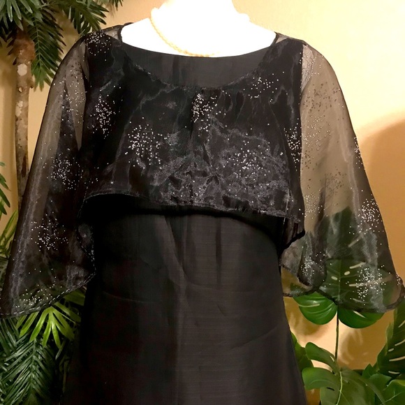Tops | Black Modern Filipiniana Kimona Overblouse One Size | Poshmark